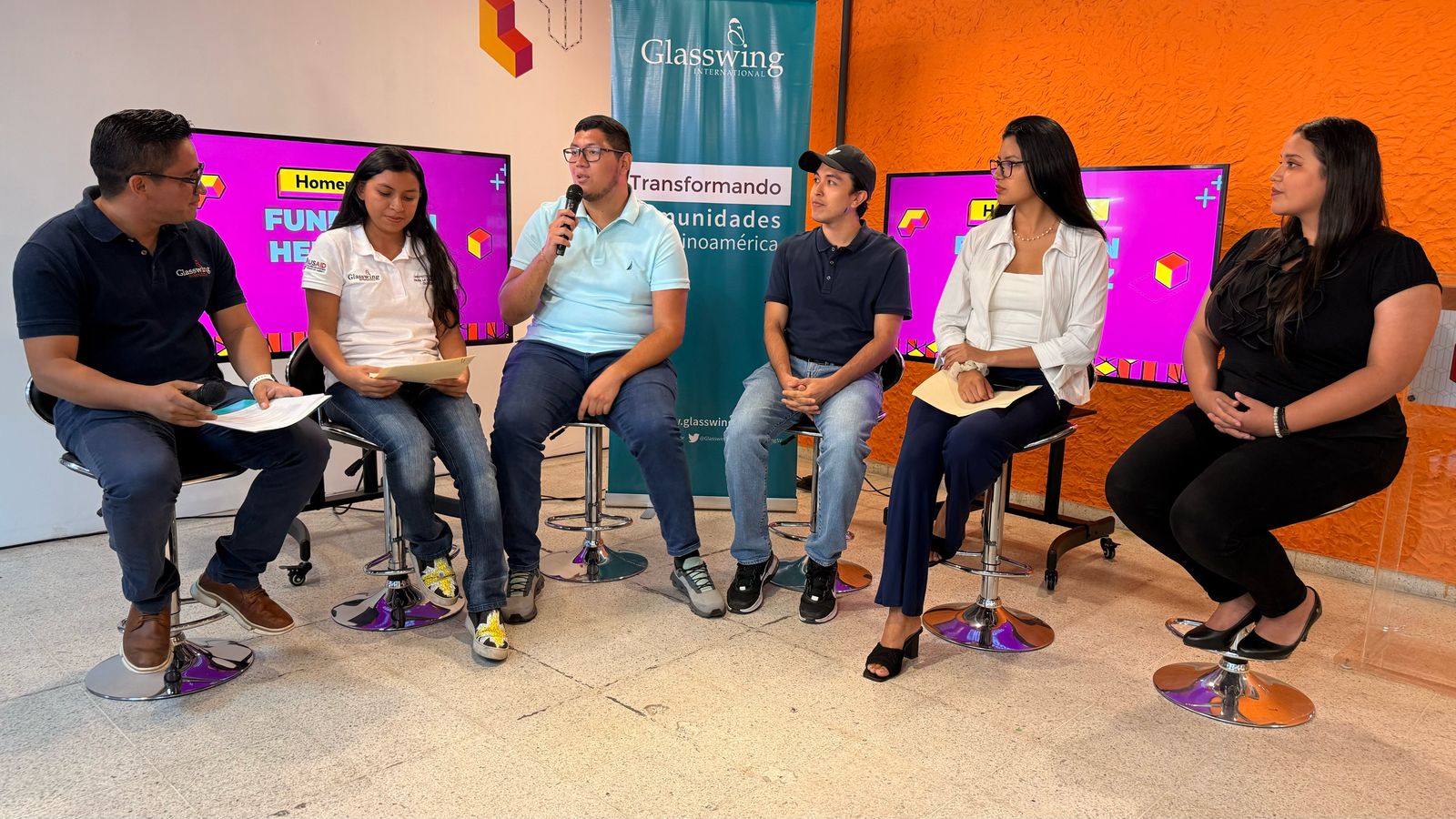 Fundación Henríquez and Glasswing International build platforms for the ...